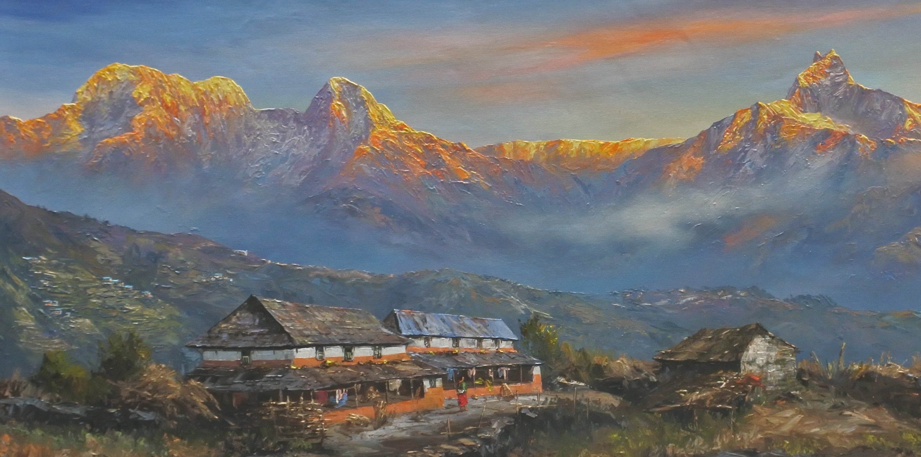 Himalayan Landscapes Paintings I Arts Nepal Gallery – tagged "Landscape"